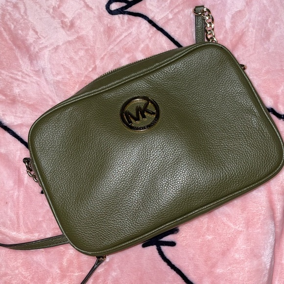 Michael Kors | Bags | Michael Kors Green Crossbody Bag Y2k | Poshmark
